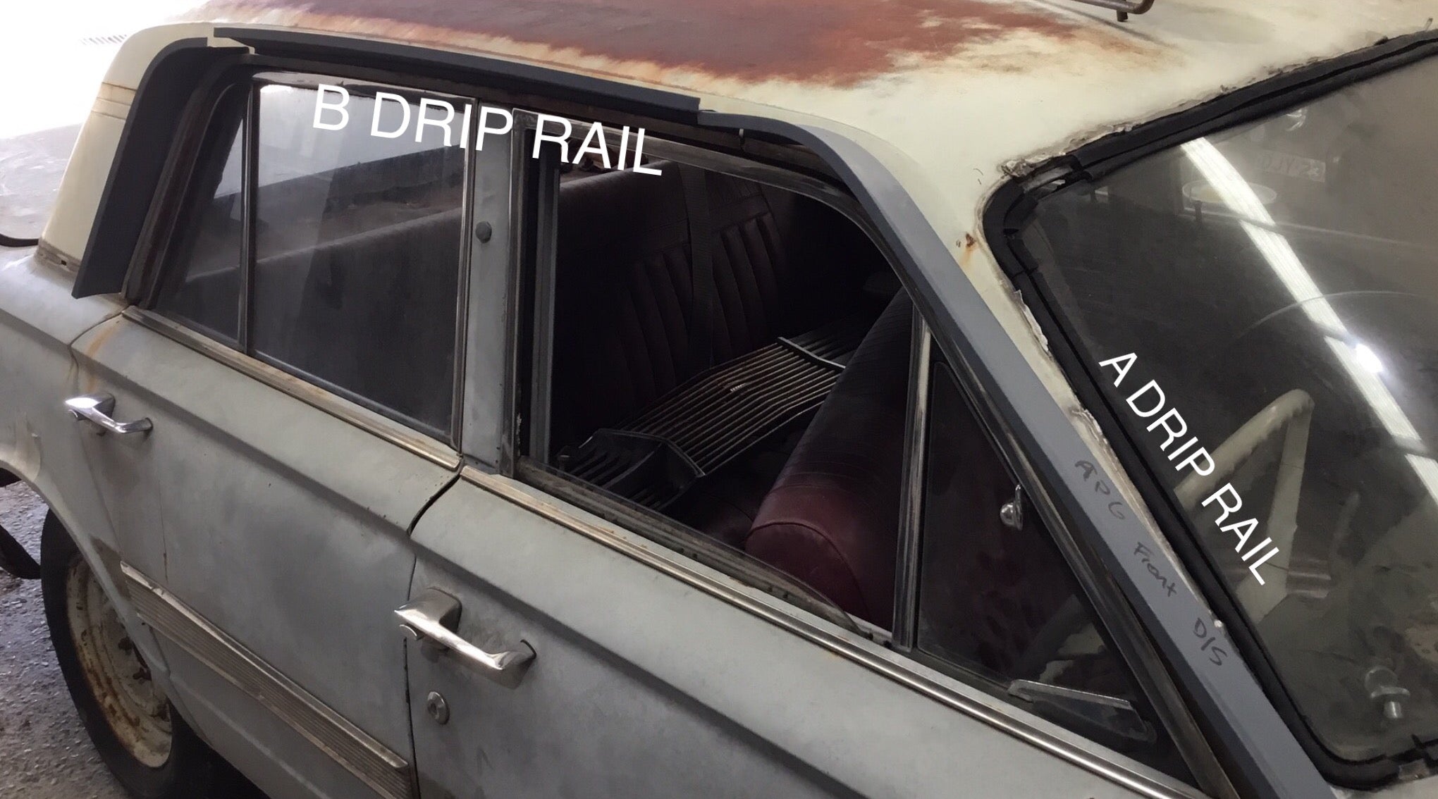 VALIANT B PILLAR DRIP RAIL – automotive panel craft